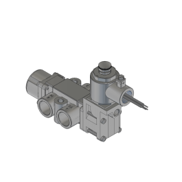 Valve, 3-Way, SST, 24VDC